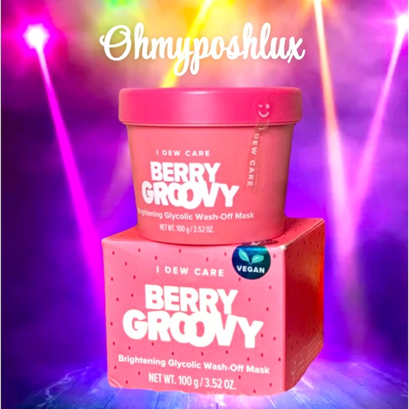 Skincare | I Dew Care Berry Groovy Brightening Glycolic Wash Off Mask ...